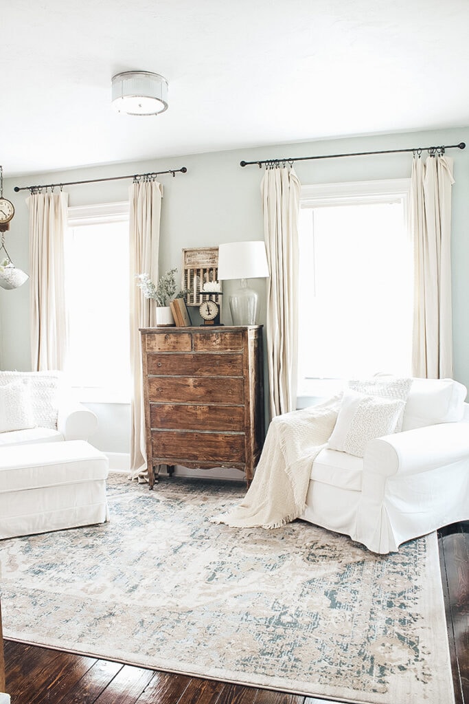 DIY Drop Cloth Curtains- 2 Ways - Micheala Diane Designs