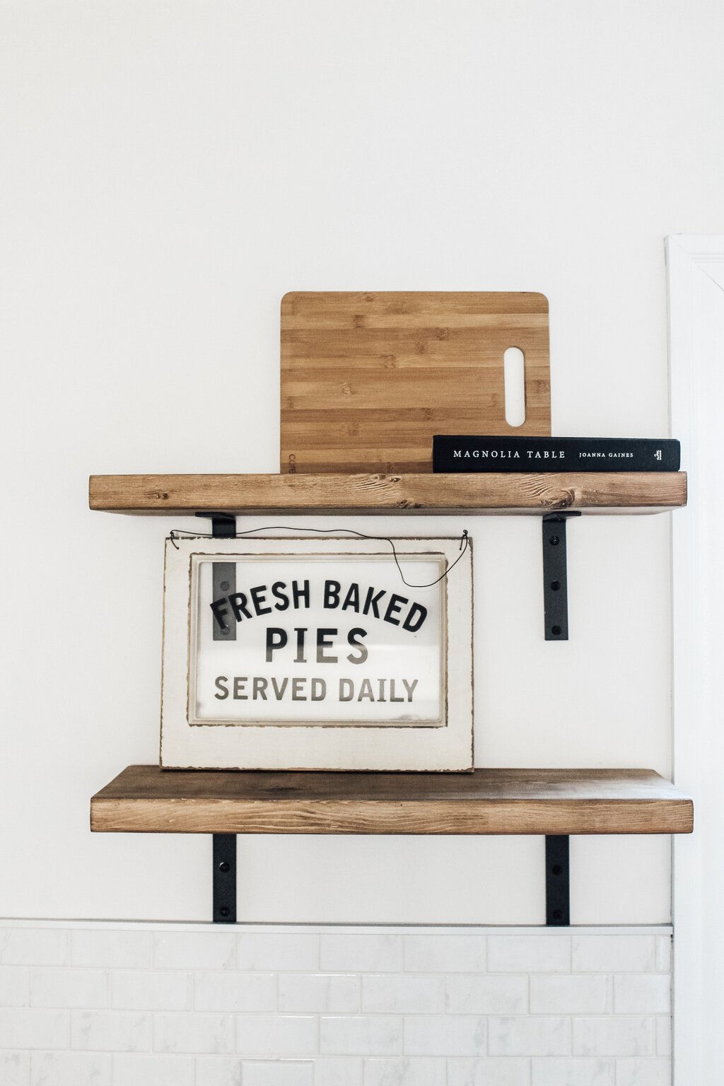 How to Style Open Shelving In Six Easy Steps - Micheala Diane Designs