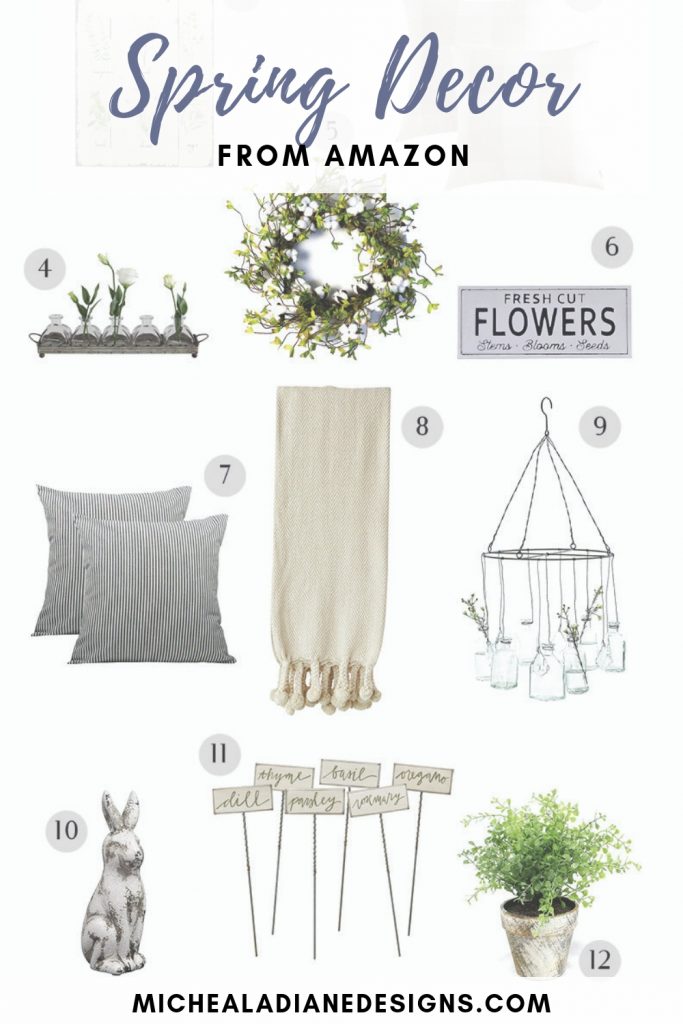 Farmhouse Spring Decor From Amazon - Micheala Diane Designs