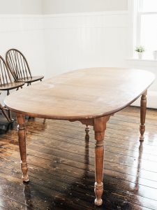 DIY Dining Room Table Makeover - Micheala Diane Designs