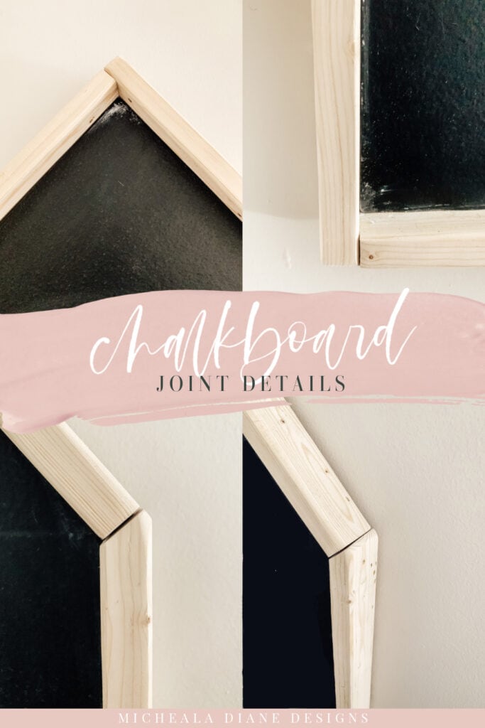 DIY Magnetic Chalkboard House - Micheala Diane Designs
