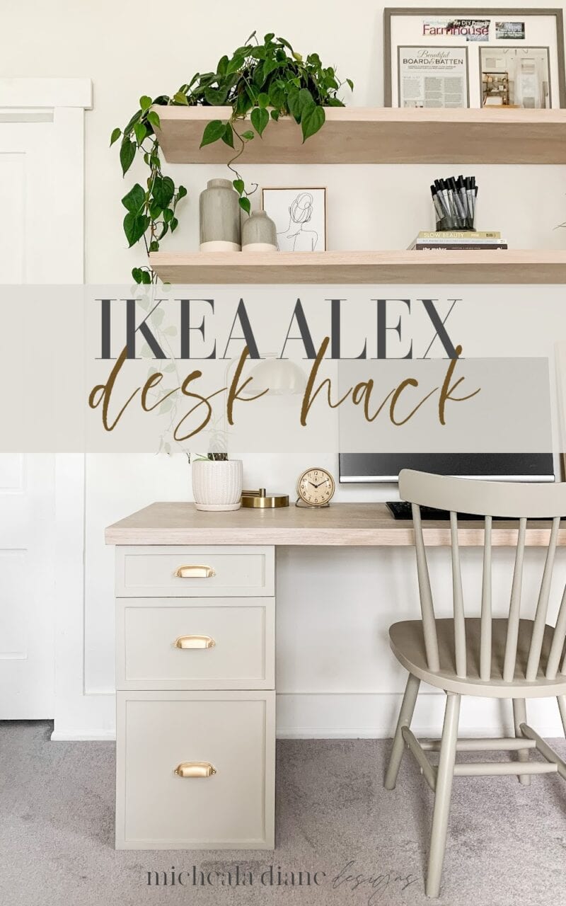 Ikea Alex Desk Hack Micheala Diane Designs