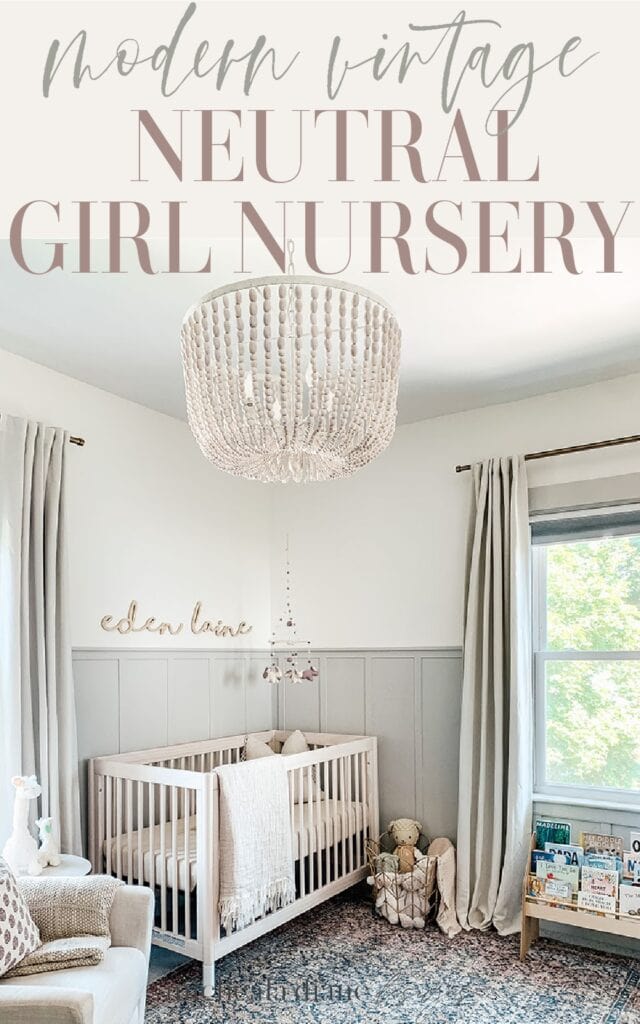 Neutral Baby Girl Nursery - Micheala Diane Designs