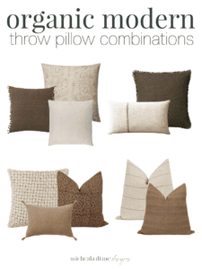 Throw Pillow Combinations - Micheala Diane Designs