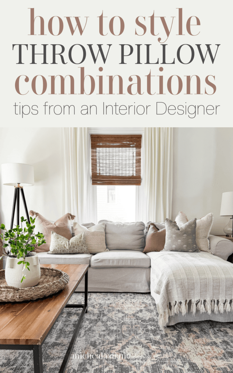 Throw Pillow Combinations - Micheala Diane Designs