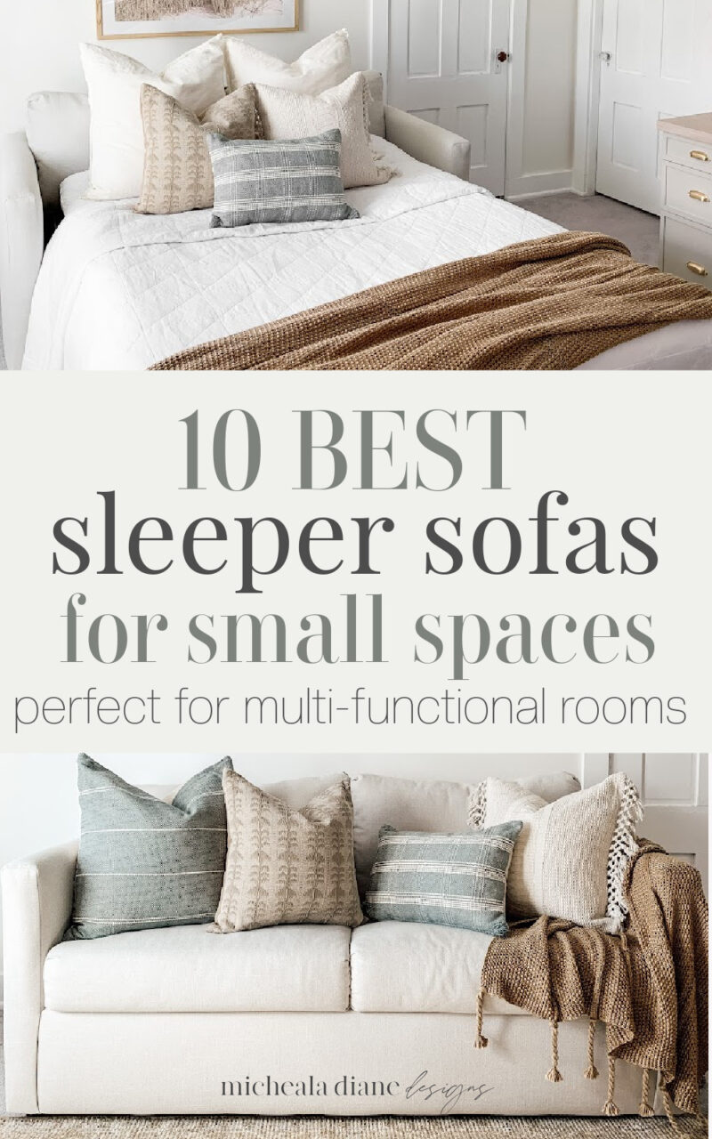 Best Sleeper Sofas for Small Spaces - Micheala Diane Designs