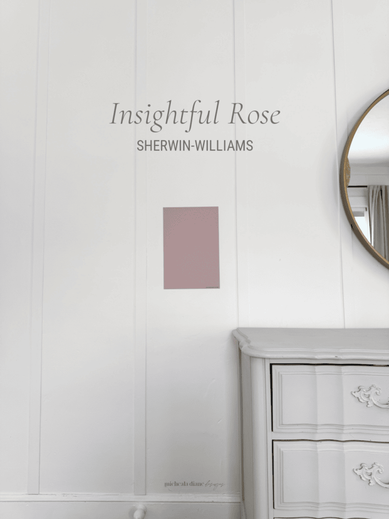 Dusty Pink Paint Colors - Micheala Diane Designs